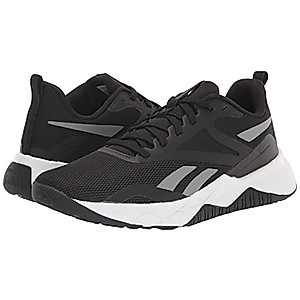 Reebok Women's NFX Cross Trainer, Black/Pure Grey/White, 7.5