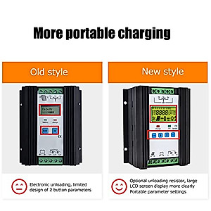Wind Solar Hybrid Regulator, Wind Solar Blending Controller Digital Intelligent Control Wind Solar Regulator LCD, Renewable Energy Controllers