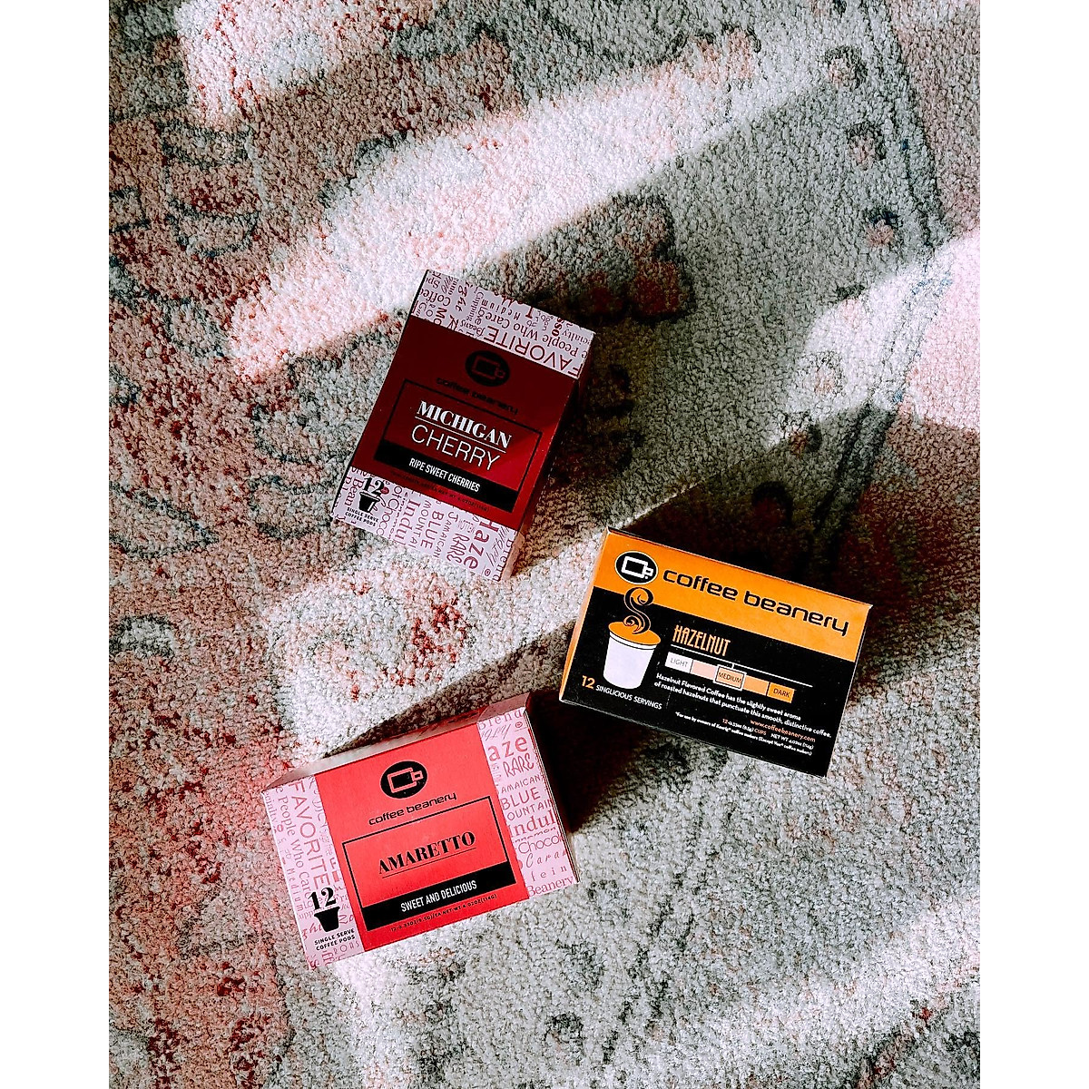 Michigan Cherry Coffee Pods by Coffee Beanery | 12ct Flavored Coffee Pods Medium Roast Coffee Pods| 100% Specialty Arabica Coffee| Gourmet Coffee Pods