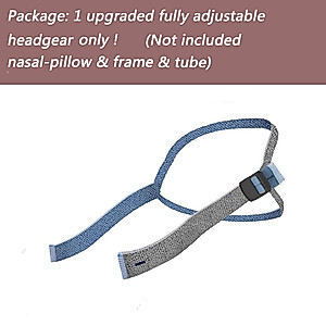 1 Pack Advanced Upgraded P10 Replacement Headgear Strap Compatible with ResMed Airfit P10/N30, Fully Adjustable Quick-fit Design Premium Durable Elastic Soft Material