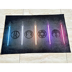 Generic Starwars Rug, Starwars Emblem Rug, Boys Room Rug NL396.3 (47”x70”)=120x180cm = 3.9 ft x 5.9 ft