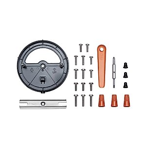 Ring Spare Parts Kit for Floodlight Cam Wired Plus, Black