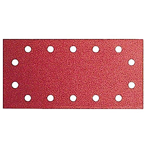 Bosch 2609256B26 Sanding Sheets for Orbital Sanders 115 x 280 cm Number of Holes 14 Grit 40 Lot of 10 Sheets