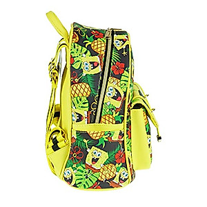 KBNL SpongeBob 11" Faux Leather Mini Backpack - A21036 Multicolor