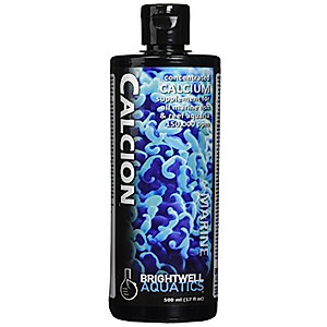 Brightwell Aquatics Calcion - Concentrated Liquid Calcium Supplement for All Marine Aquariums, 500-ml