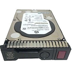 HP 658102-001 2TB 6G SATA 7.2K 3.5IN SC MDL HDD - 658079-B21 (Renewed)