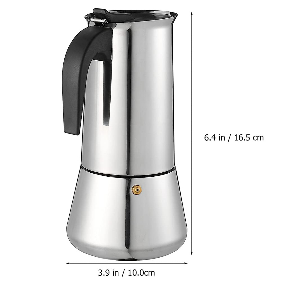 Hemoton 1pc Stainless Steel Pot Stovetop Espresso Maker Stainless Steel Stainless Steel Espresso Maker Stainless Steel Tea Kettle Espresso Coffee Pot Crafting Supplies Concentrate