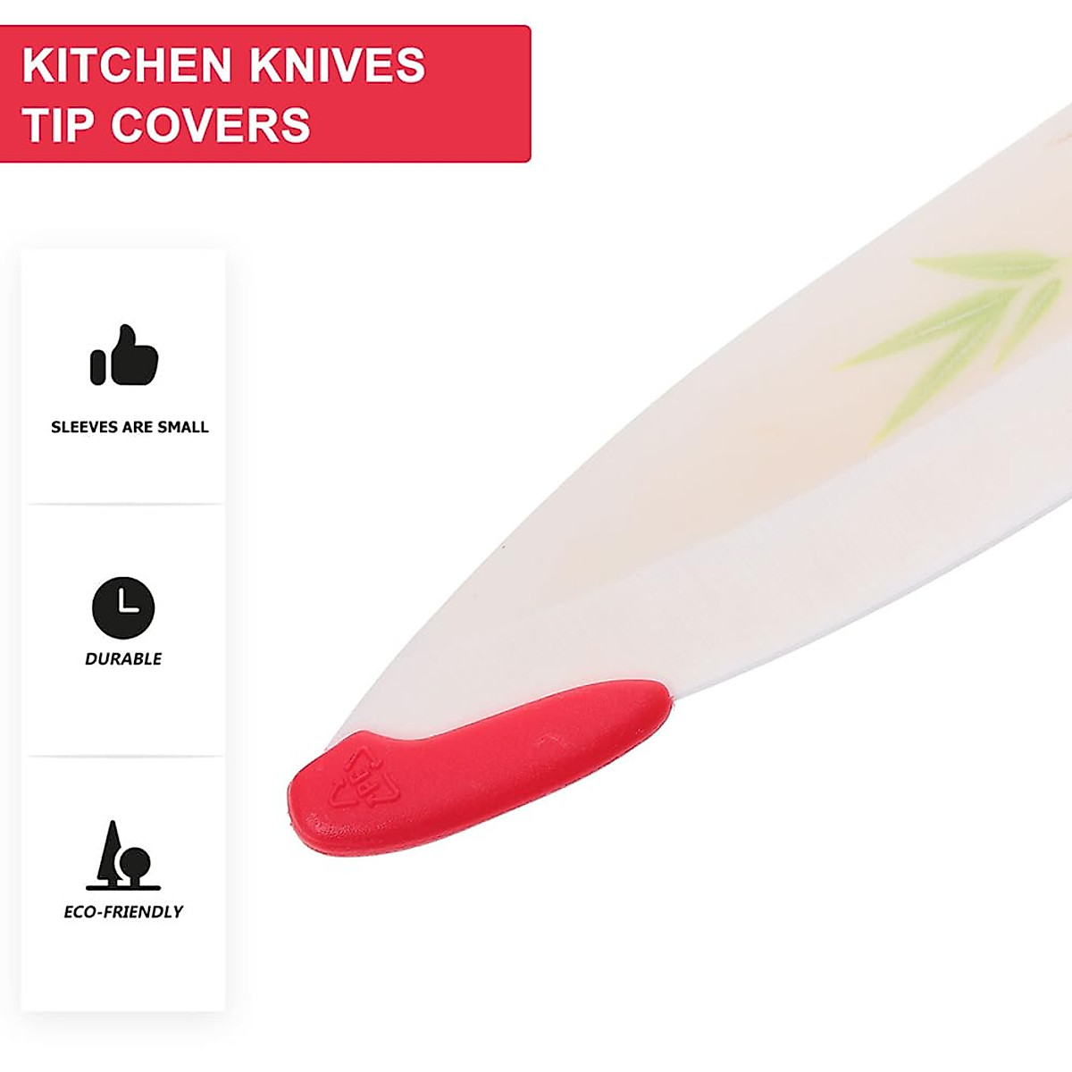 UPKOCH 50pcs Knife Tip Sleeve Knife Point Cover Knifehead Guard Cutter Blades Tips Protector Knife Guard for Injuries