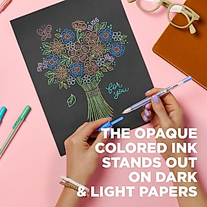 SAKURA Gelly Roll Moonlight 10 Gel Pens - Bold Point Ink Pen for Journaling, Art, or Drawing - Assorted Bright Ink - Bold Line - 10 Pack