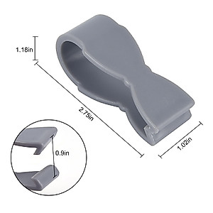 MAOUDA Towel Clips for Kitchen (4 Pack) - Keeps Towel from Falling - Suitable for Kitchen，Oven Handle, Bathroom Towel Rack, Dishwasher，Stove - No More Towels on The Floor