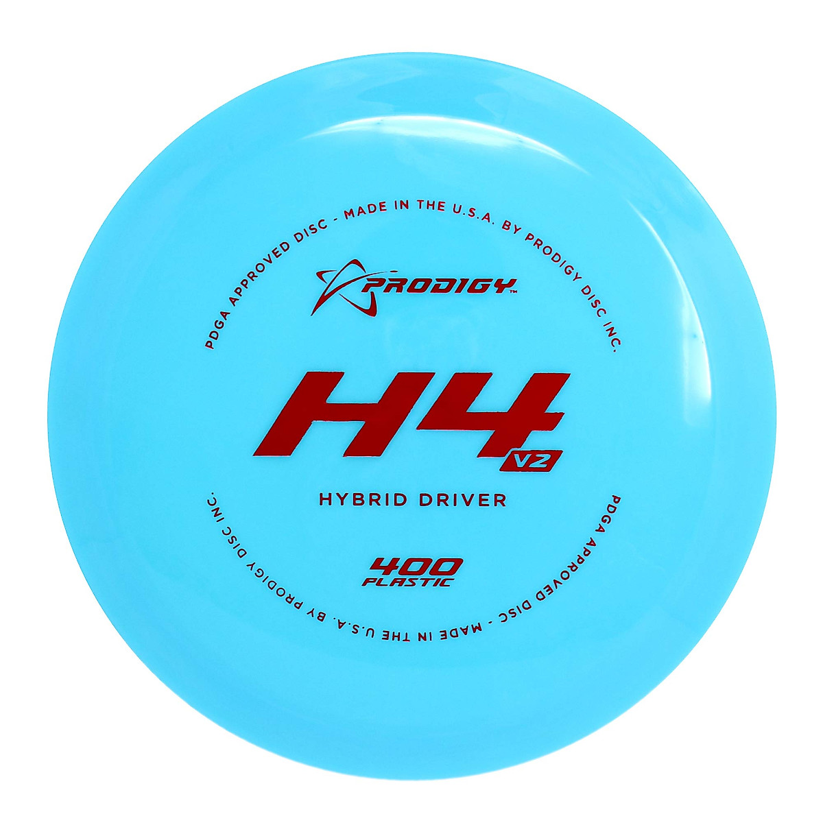 Prodigy Disc 400 H4 V2 | Understable Hybrid Disc Golf Driver | Slightly Understable for Maximum Distance & Straight Flight | Very Durable 400 Plastic | Colors May Vary