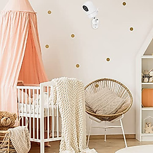 Adjustable Baby Monitor Wall Mount for Vtech VM901 and VM919HD, Perfect View Angle and Easy Installation Without Drilling