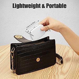 EVEMANT Portable Toothbrush Case Rechargeable Toothbrush Case for Houshold and Business Trip or Traveling (White)