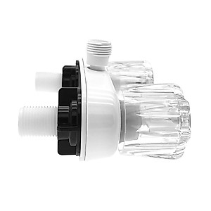 RV Shower Faucet, RV Camper Shower Faucet Replacement, 4” Shower Valve Diverter Assembly Kit, Bathroom Shower Mixing Valve Control for RV Camper Van Travel Trailer Motorhome
