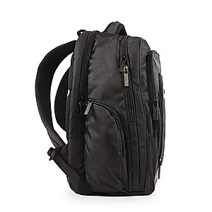 Perry Ellis M140 Business Laptop Backpack, Black, One Size