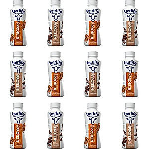 Fairlife Nutrition Plan Chocolate and Caramel Shake Variety Pack 30g Protein Low Sugar Combo Supplement Meal Replacement Ready To Drink 11.4 Oz Bulk Variety Pack (12-Count)