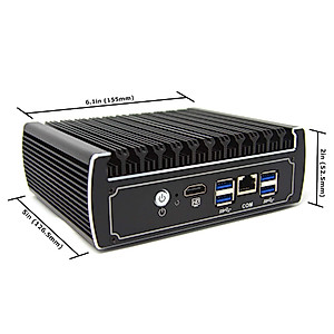 Protectli Vault FW6A - 6 Port, Firewall Micro Appliance/Mini PC - Intel Dual Core, AES-NI, Barebone