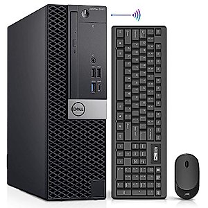 Dell OptiPlex 5060 Desktop Computers Windows 11 PC, Intel Hexa Core i7-8700 3.2GHz, 16GB Ram 512GB M.2 NVMe SSD,Intel AX210 Built-in WiFi 6e Bluetooth 5.2, Refurbished Ddesktop Computers (Renewed)