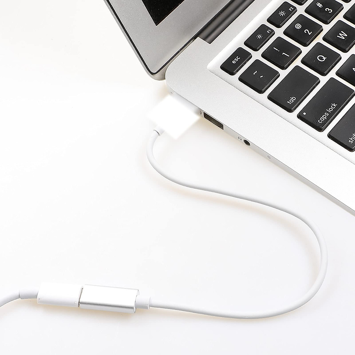 BEYEE Charge Converter 85W Output, USB C Female to Magnetic 2 T Tip Charging Cable Compatible with Mac Book (2012-2016) air 11'' 13''/ Pro 13'' 15''