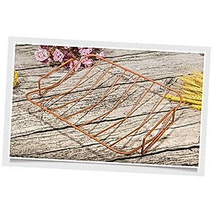 Housoutil Non Stick Baking Sheet Bread Baking Pan Loaf Bread Pan Bbq Food Plate Kitchen Bakeware Accessory Rectangular Baking Pan Baking Tray Oven Barbecue Grill Steel Pan Bakeware