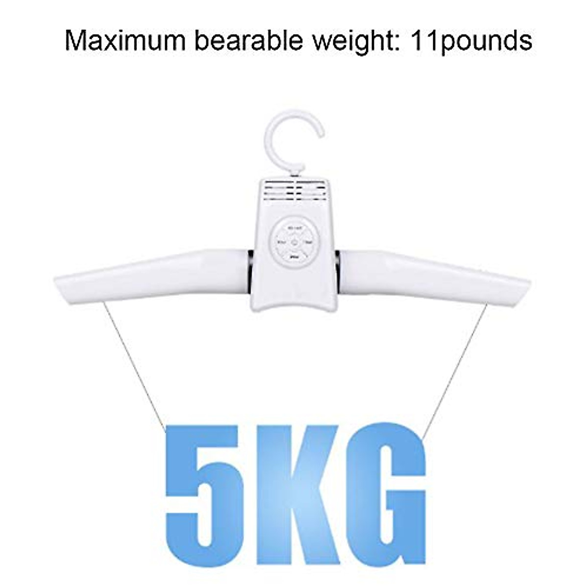 Clothes Dryer, Clothes Hanger Dryer Portable Dryer Hot and Cold Air Dryer Clothes and Shoes Drying Business Trip Drying Clothes Pants Shoes Dryer