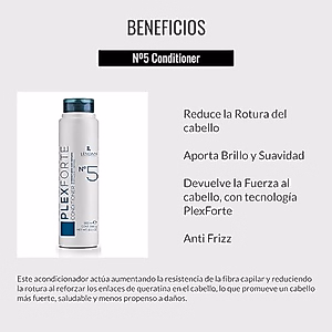 Lendan - Hair Conditioner - Nº5 Conditioner - 300 ml - With Plexforte Technology - Reduces Hair Breakage - Restores Hair Strength - Adds Shine and Softness - Anti-Frizz