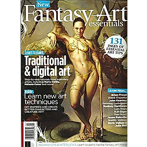 NEW FANTASY ART ESSENTIALS MAGAZINE, TRADITIONAL & DIGITAL ART ISSUE, 2018# 1
