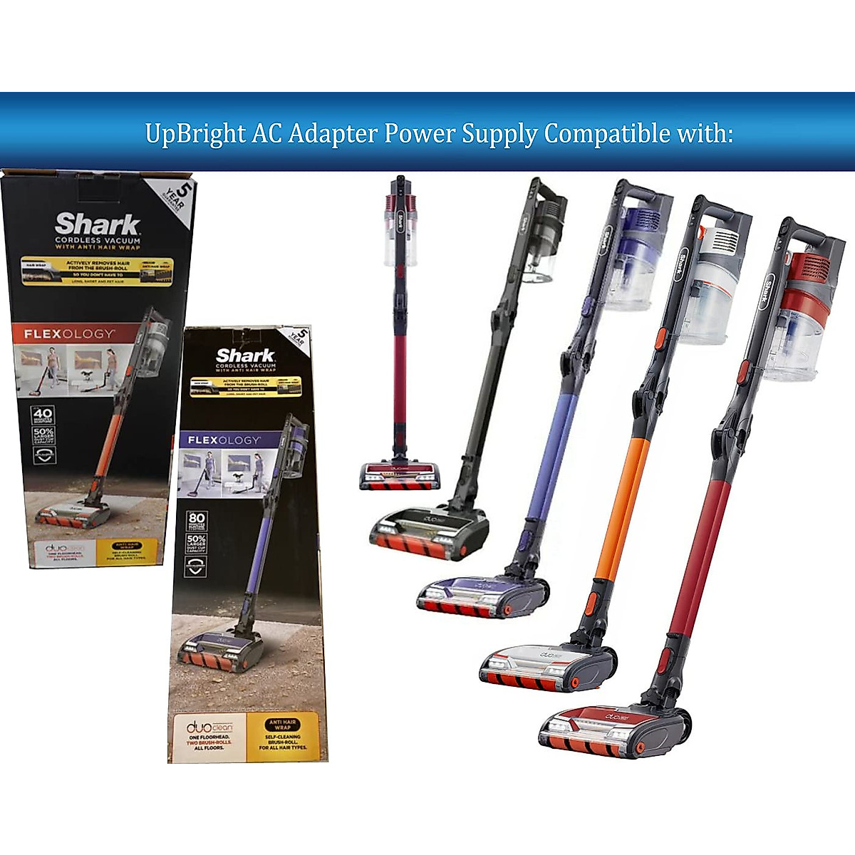 UpBright AC/DC Adapter Compatible with Shark DuoClean IZ201 IZ201UK IZ201UKT IZ251 IZ251UK IZ251UKT 25.2V Lithium-ion Battery Cordless Stick Vacuum 1Z201 1Z251 XSBT700EU DK33-288080H-B Power Charger