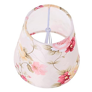 LIFKOME Cloth Lampshade Hanging Lamp Shade Wall Sconce Lamp Shade Lamp Shades for Floor Lamp Decorative Lamp Shade Chandeliers Farmhouse Light Fixtures Fabric Desktop Housing Cover