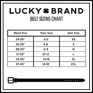 Lucky Brand Women Leather Bold Fashion Statement Belts, Domed Studded-Black, S (26-27")