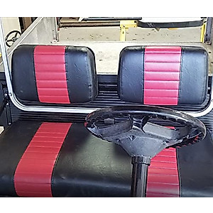 Club Car Pre-2000 "STAPLE ON" Golf Cart Seat Cover (2 Stripe)