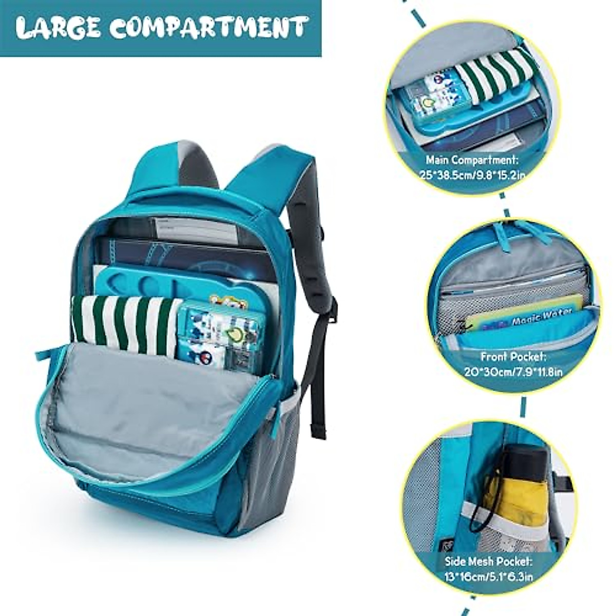 MOUNTAINTOP 8L Kids Backpack for Boys Girls Kindergarten Preschool Children Daypack