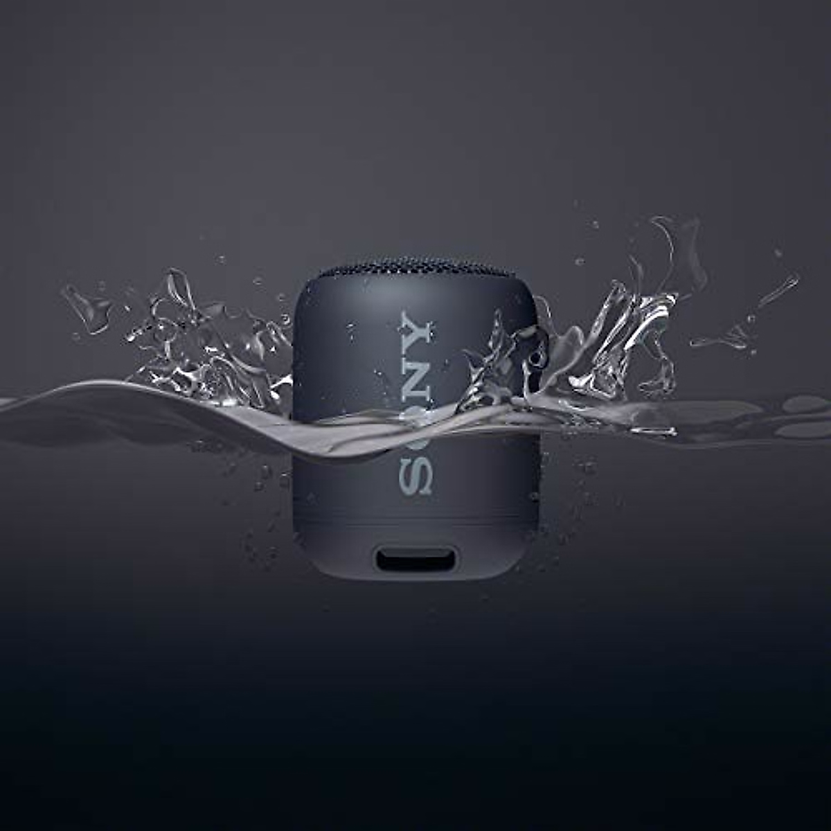 Sony Compact and Portable Waterproof Wireless Speaker with Extra Bass - Black