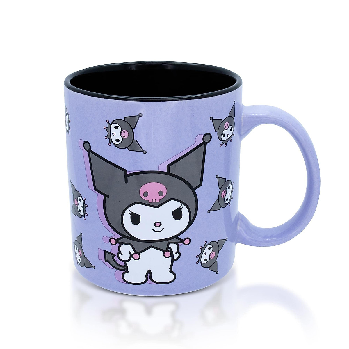 Toynk Sanrio Hello kitty and friends Kuromi Purple Ceramic Mug | Holds 20 Ounces