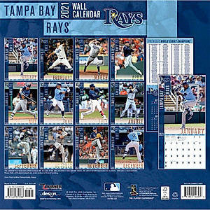 Tampa Bay Rays 2021 Calendar