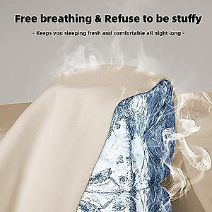 Shilucheng Linen Sheets Queen Size Set, 100% Linen Bed Sheets Breathable & Cooling Pure French Linen Sheets,Soft Durable and Tear Resistant -16 Inch Deep Pocket - 4 Pcs(Linen, Queen)