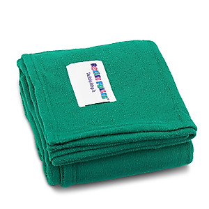 ROLLEE POLLEE Children's Nap Blanket, Super Soft Anti-Pill Fleece Blanket for Toddlers and Kids, 36" x 48" (Blue, Single)