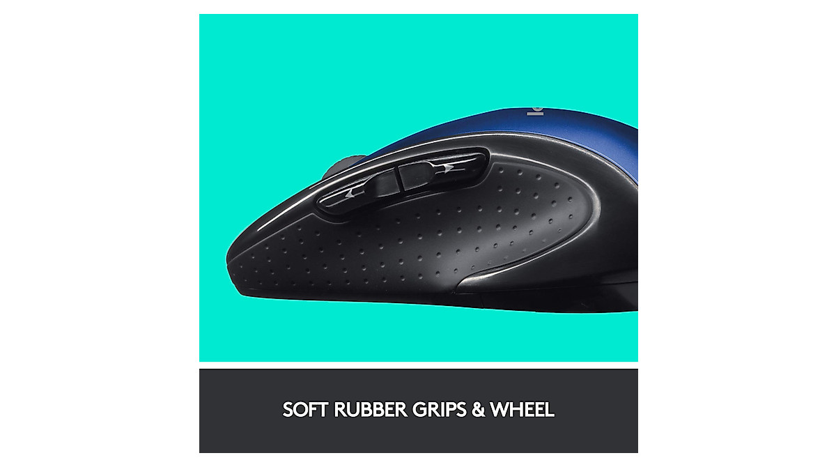Logitech M510 Wireless Mouse Blue - Comfortable, Reliable & Long ...