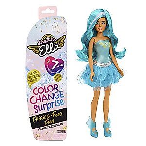 MGA Entertainment Dream Ella Color Change Surprise Fairies - DreamElla | Teal 11.5" Fashion Doll,Blue,578017EUC