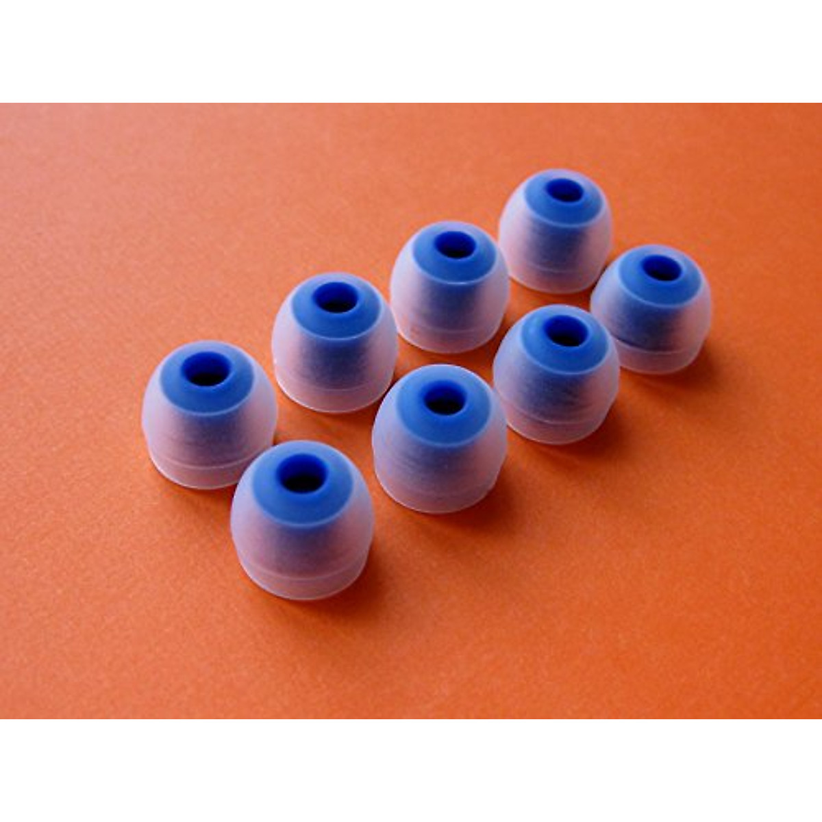 8pcs (CL-BL)- Medium (M) Replacement Set Earbuds Eartips Compatible with Plantronics Backbeat Go 2 Earphones Headphones