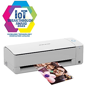 Fujitsu ScanSnap iX1300 Compact Wireless or USB Double-Sided Color Document, Photo & Receipt Scanner with Auto Document Feeder and Manual Feeder for Mac or PC, White