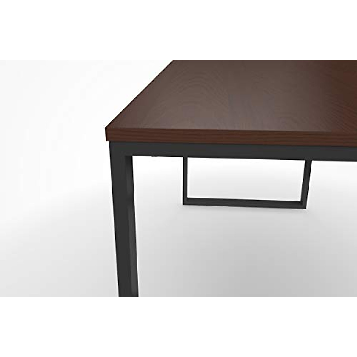 HON Basyx Commercial-Grade Executive Desk, 55", Walnut