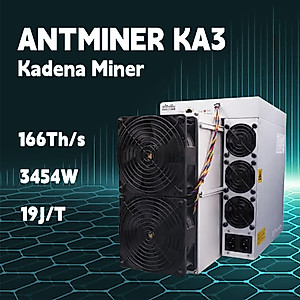 Antminer KA3 166Th/s Kadena Asic Miner, KDA 3154W Mining Machine with PSU
