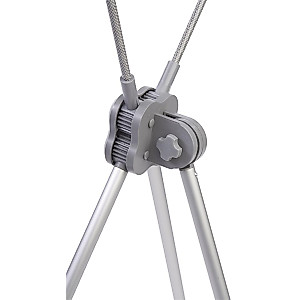 Portable X Banner Stand with Hooks for Grommets, Adjustable - Graphics NOT Included