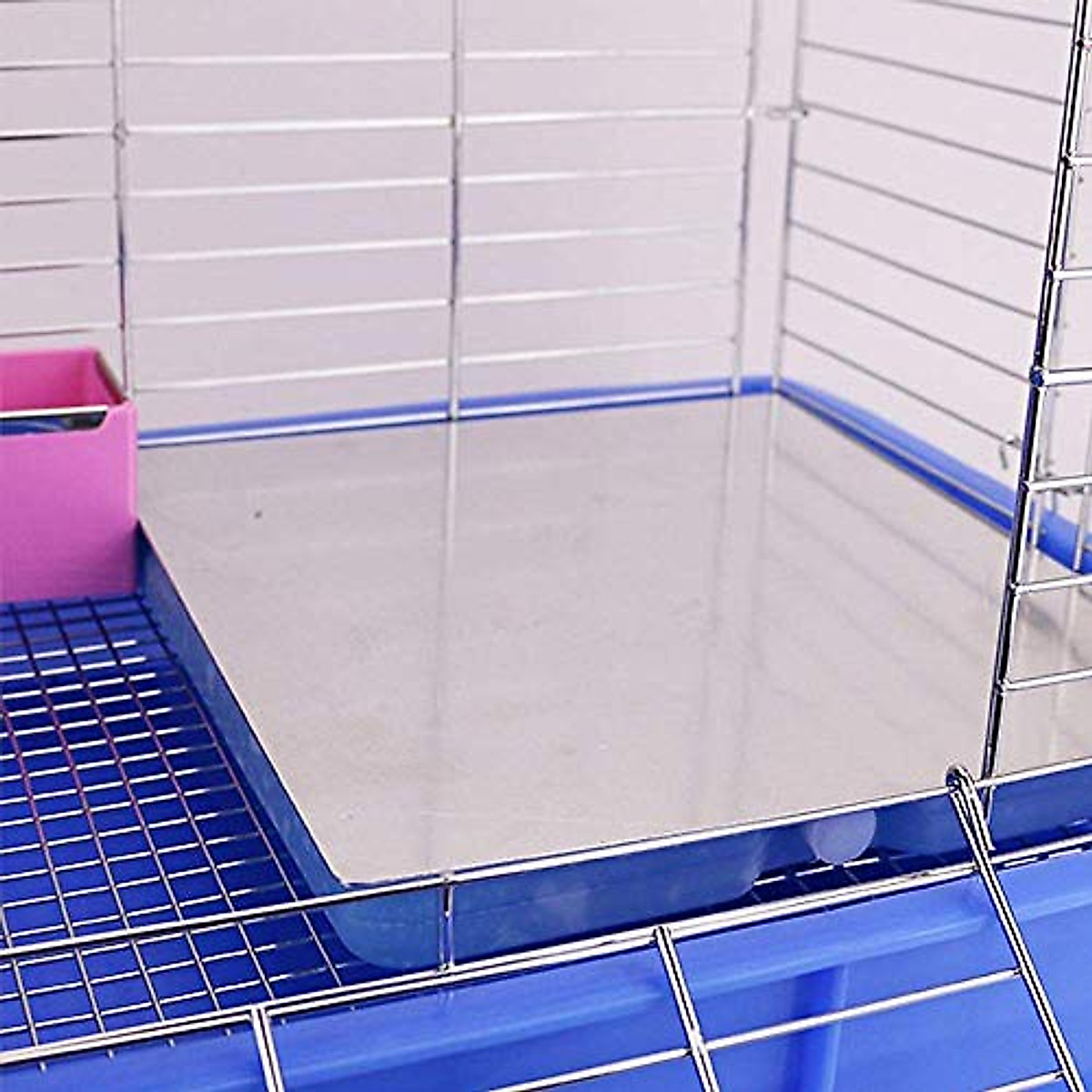 PeSandy Rabbit Cooling Pad, Hamster Cooling Pad Pet Cooling Mat for Rabbit Bunny Hamster Puppy Kitten Guinea Pig & Other Small Pets Stay Cool This Summer - Bite Resistance Pet Cool Plate Ice Bed