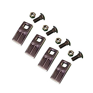 4 - Square Hole Replacement Auger Teeth w/Hardware - SQ58-58PB, AT-5