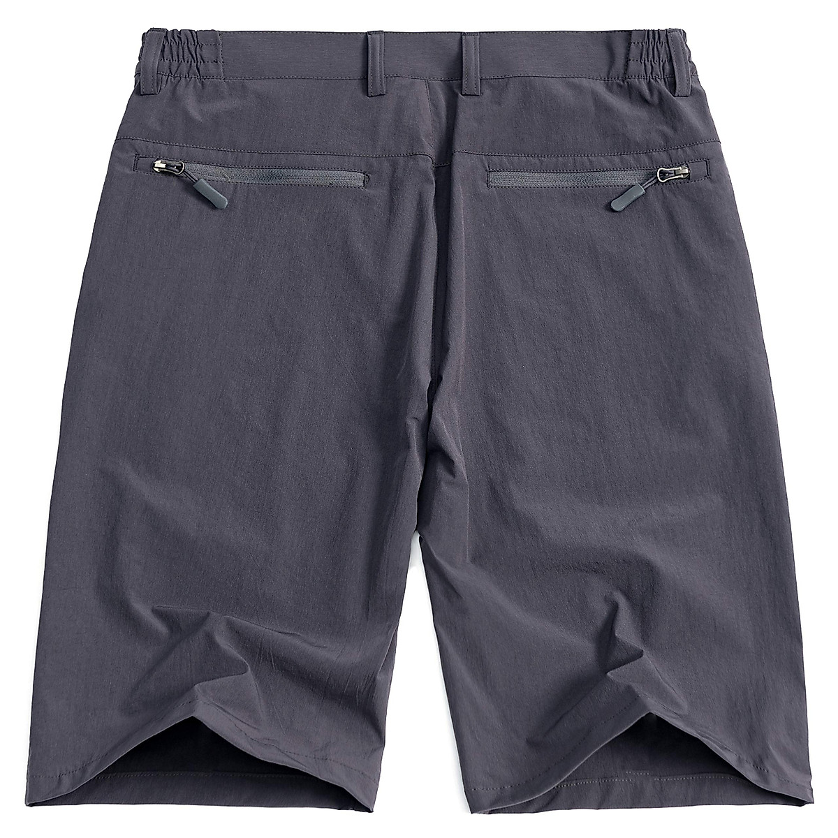 SVACUAM Men's Lightweight Breathable Soft Quick Dry Hiking Shorts(Dark Grey,38)