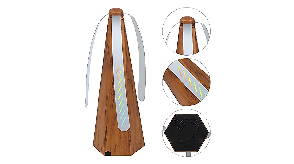 PIAOPIAONIU 3 PCS Portable Wood Grain Fly Fans for Outdoor Dining