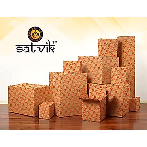 Satvik Brass 4 Pc Bhog Thali Set for Laddu Gopal with Glass, Bowl and Pooja Spoon for Home and Temple Kanha Ji Bhog Plate Set (Large)