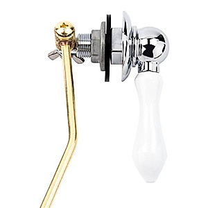 Toilet Handle Replacement Flush Lever - by LDR Global, Repair Replace Tank Flush Handles with Matching Bath Decor Parts, Universal Mount Fits Front Side and Angle Mounts